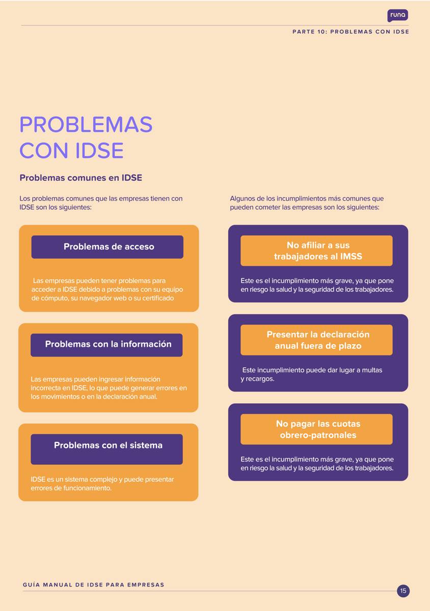 Manual de IDSE para empresas | MX | Runa HR