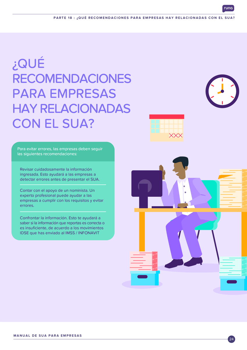 Manual de SUA para empresas | Runa HR